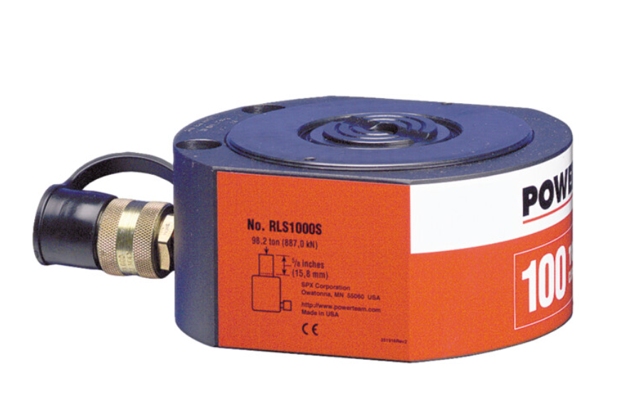 Power Team RLS100 10-Ton Low Profile, Single-Acting, Spring Return ...