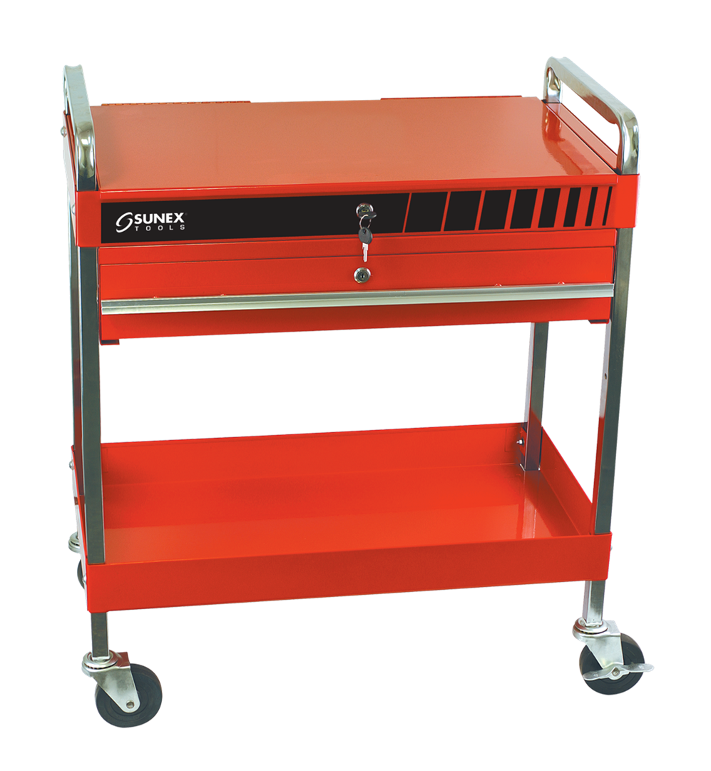 Buy a Sunex 8013A Red Locking Service Cart | Mile-X