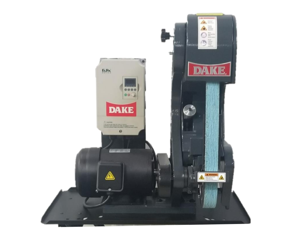 Dake BG-60V 3-Wheel Belt Grinder | Mile-X Equipment