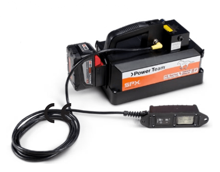 Power Team PB102R-1 Battery Powered Hydraulic Pump Single Acting | Mile ...