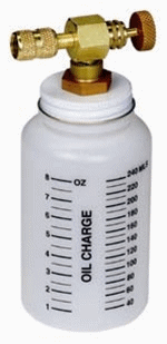 Mahle 360-82929-00 Oil Charge Bottle Assembly 8oz. Capacity 1/4in. Flare F